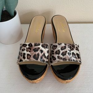 Callisto | Shoes | New Callisto Of California Cheetah Print Wedge ...